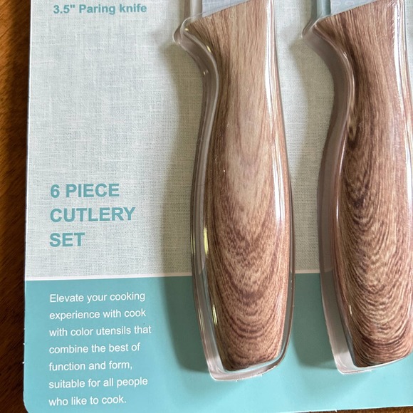 CWC | Kitchen | Cwc Cook With Color 6 Piece Cutlery Set Includes Blade ...